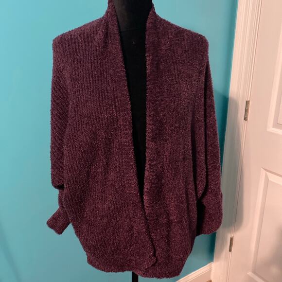 Express | Sweaters | Xs Burgundy Oversized Cardigan From Express | Poshmark